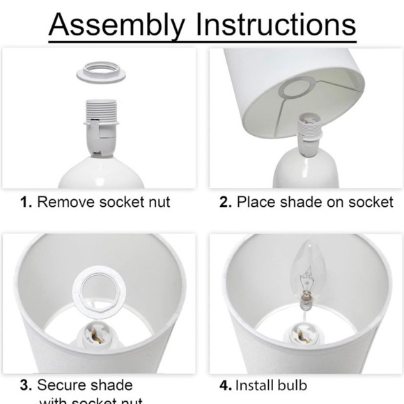 Accents | 95 Tall Traditional Ceramic Thimble Base Bedside Table Desk ...